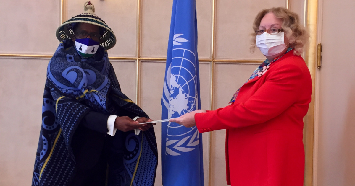 New Permanent Representative of Lesotho presents credentials to the ...