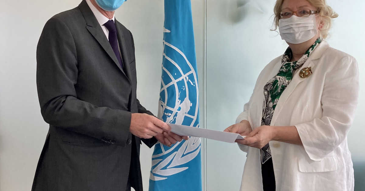 New Permanent Representative of France presents his credentials to the ...