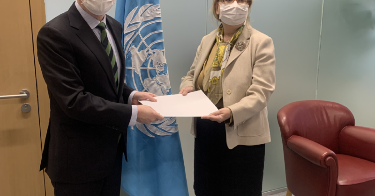 New Permanent Representative of Ireland Presents Credentials to the ...