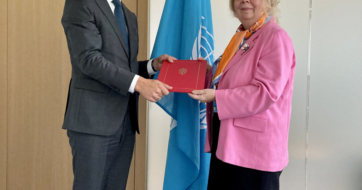 New Permanent Representative of Norway Presents Credentials to the ...