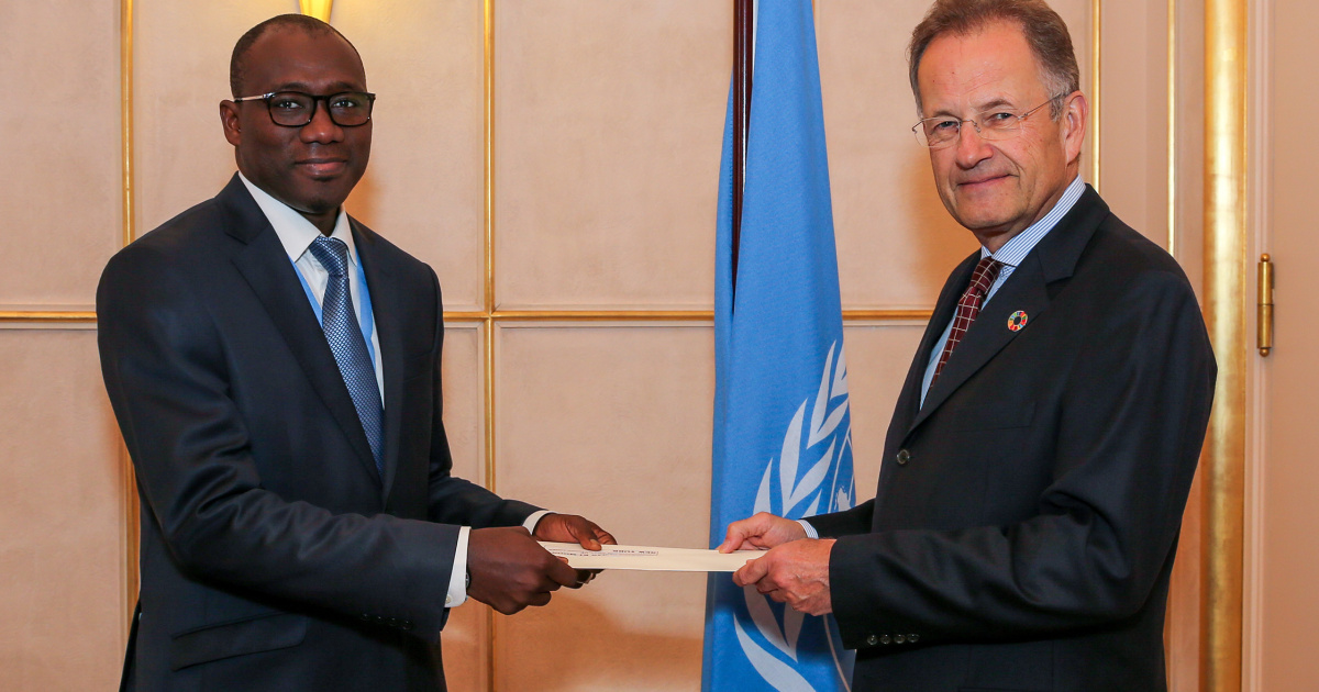 NEW PERMANENT REPRESENTATIVE OF SENEGAL PRESENTS CREDENTIALS TO ...
