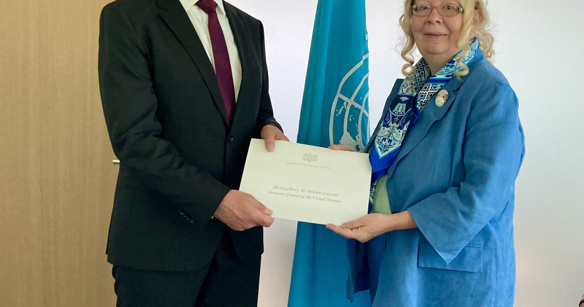 New Permanent Representative of Latvia Presents Credentials to the ...