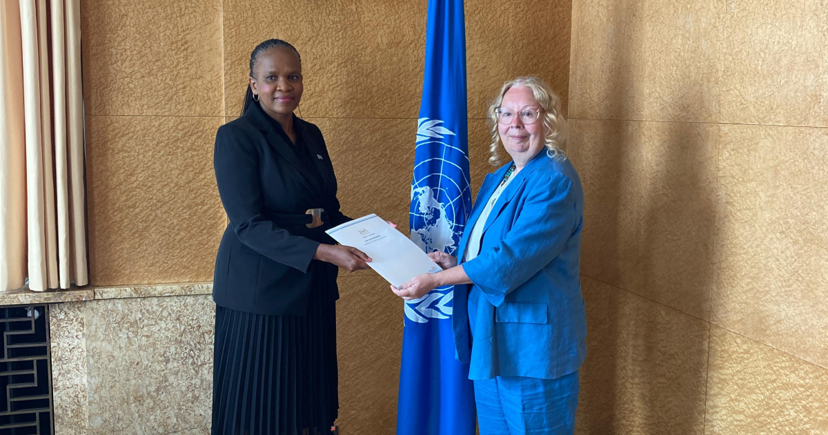 New Permanent Representative of Botswana Presents Credentials to the ...