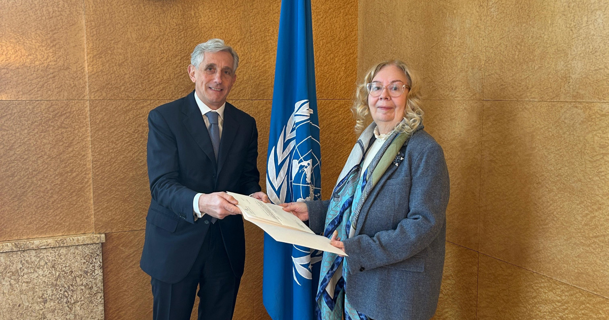 New Permanent Representative of Italy Presents Credentials to the ...