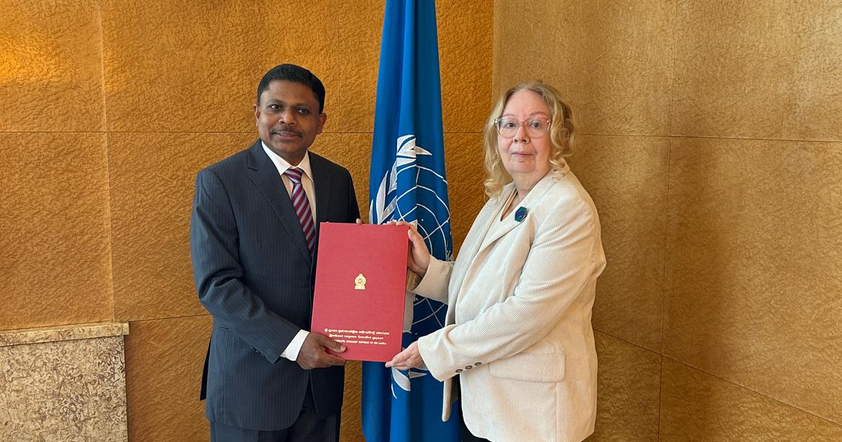 New Permanent Representative of Sri Lanka Presents Credentials to the ...